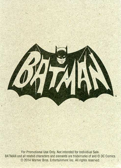 Batman Complete TV Series Blu-ray Box Set Trading Cards