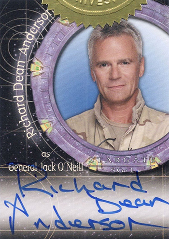 2012 Stargate SG-1 Autographs Expansion Checklist