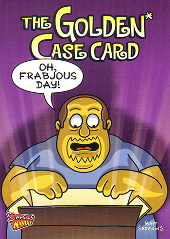 2001 Inkworks Simpsons Mania Trading Cards Checklist