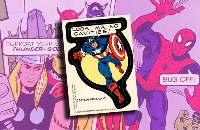 1975 Topps Marvel Comic Book Heroes Checklist, Trading Cards