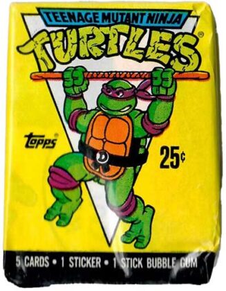 1989 Topps Teenage Mutant Ninja Turtles Checklist, Trading Cards