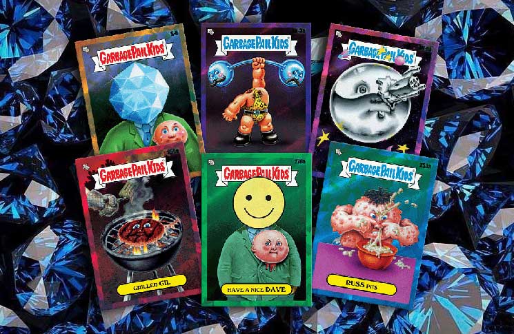 2024 Topps Chrome Sapphire Garbage Pail Kids Checklist, Details