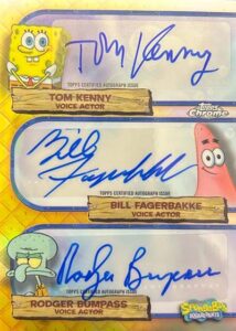 2025 Topps Chrome SpongeBob SquarePants Checklist, Cards