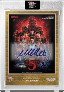 2025 Topps Now Stranger Things Checklist, Trading Cards Info